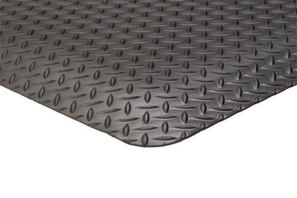 3ft x 75ft Ultimate Diamond Foot Matting 15/16", Black - Standard Roll ...